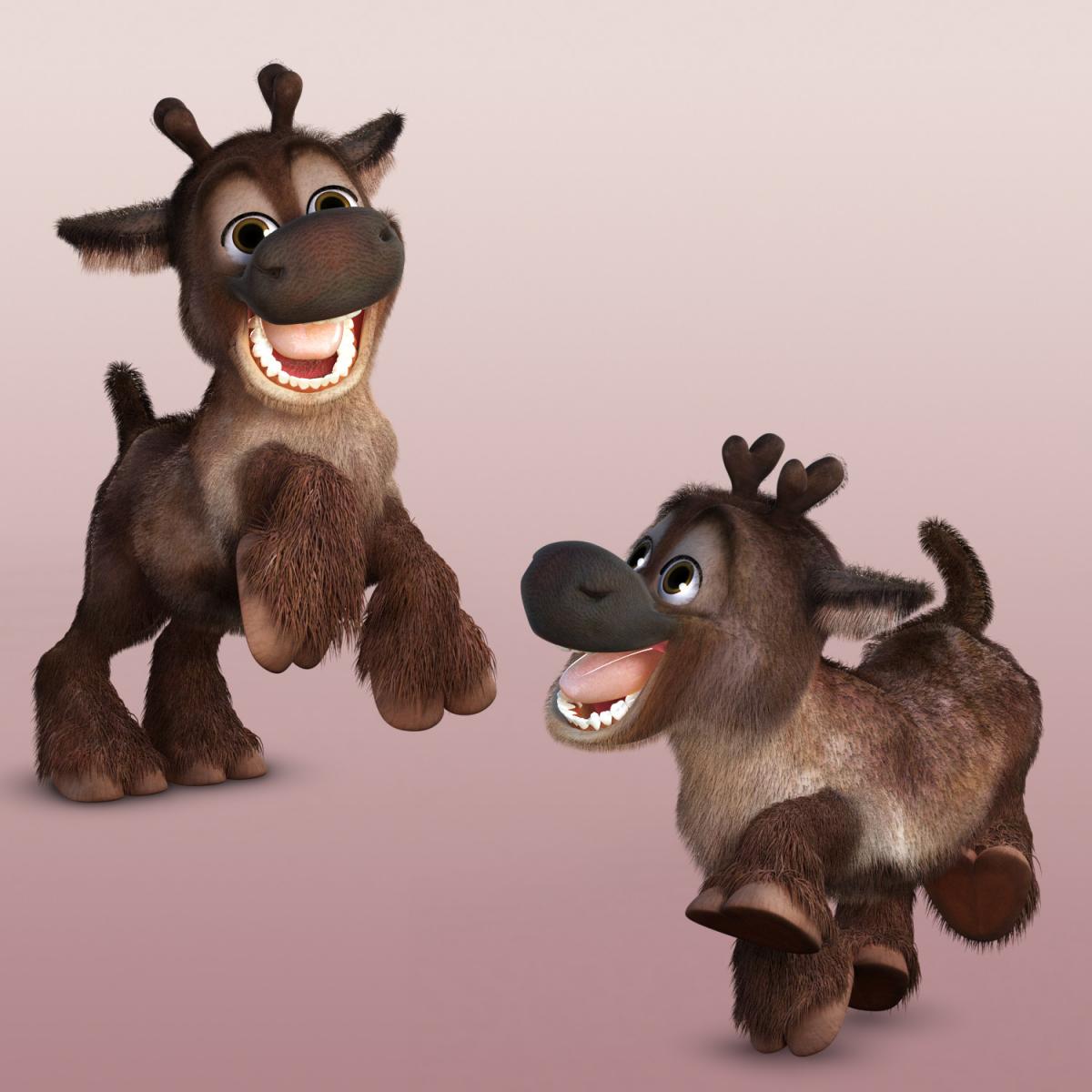 Anna Kris Sven frozen characters 3d model | Best Of 3d Models